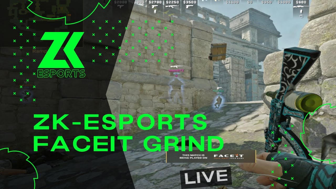 Faceit Grind CS2 / ZK-Esports K1C0 & DnL & PeekSon - YouTube
