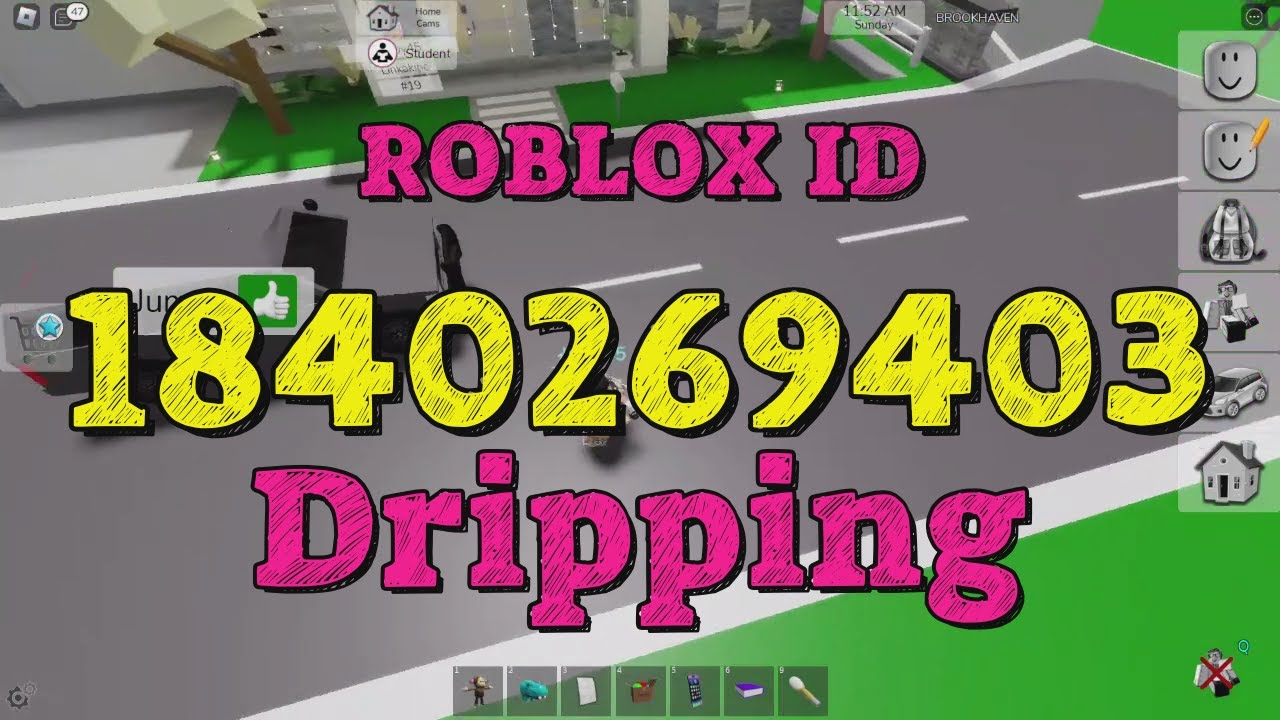 DRIPPING Roblox Song Codes - YouTube