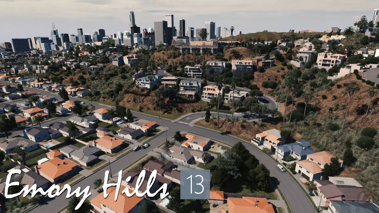 Hillside Mansions and Sunnyside Heights - Cities Skylines: Emory Hills ...