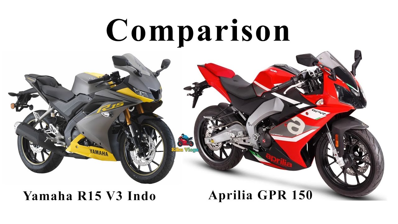 Comparison Yamaha R15 V3 indo and Aprilia GPR150।Yamaha R15V3 In BD।Aprilia GPR 150 In BD।Riku ...