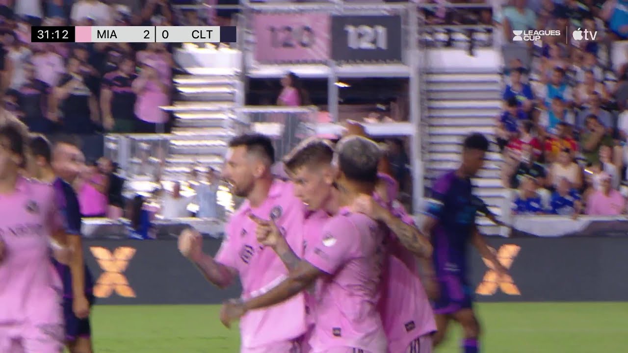 Gol de Robert Taylor | Inter Miami 2-0 Charlotte FC | Leagues Cup - YouTube