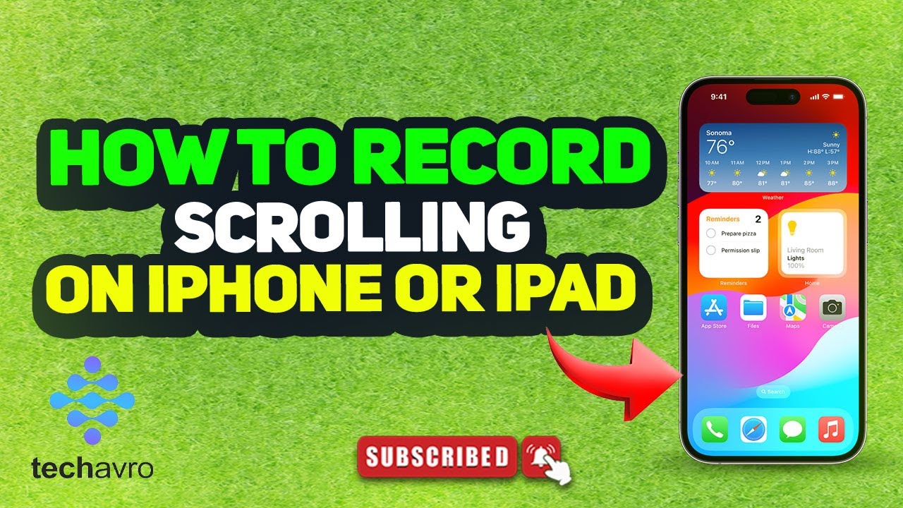 How to record scrolling on iPhone or iPad 2025 - YouTube
