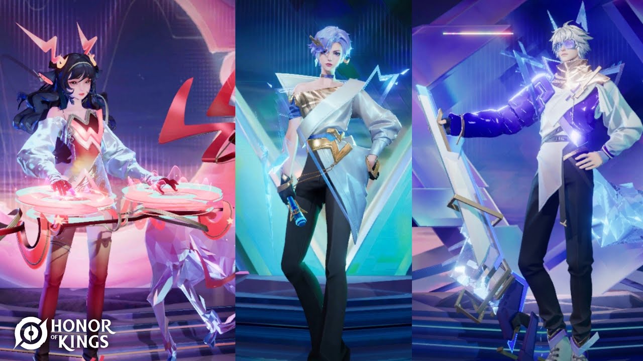 HoK New Skin Baili Shouyue(Elsu AOV), Jing, Yao(Aya AOV) | True Hertz Idol Group - Honor of ...