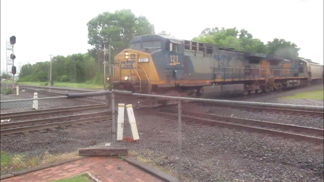 (6-26-2024) CSX southbound grain train in Marion Ohio. - YouTube