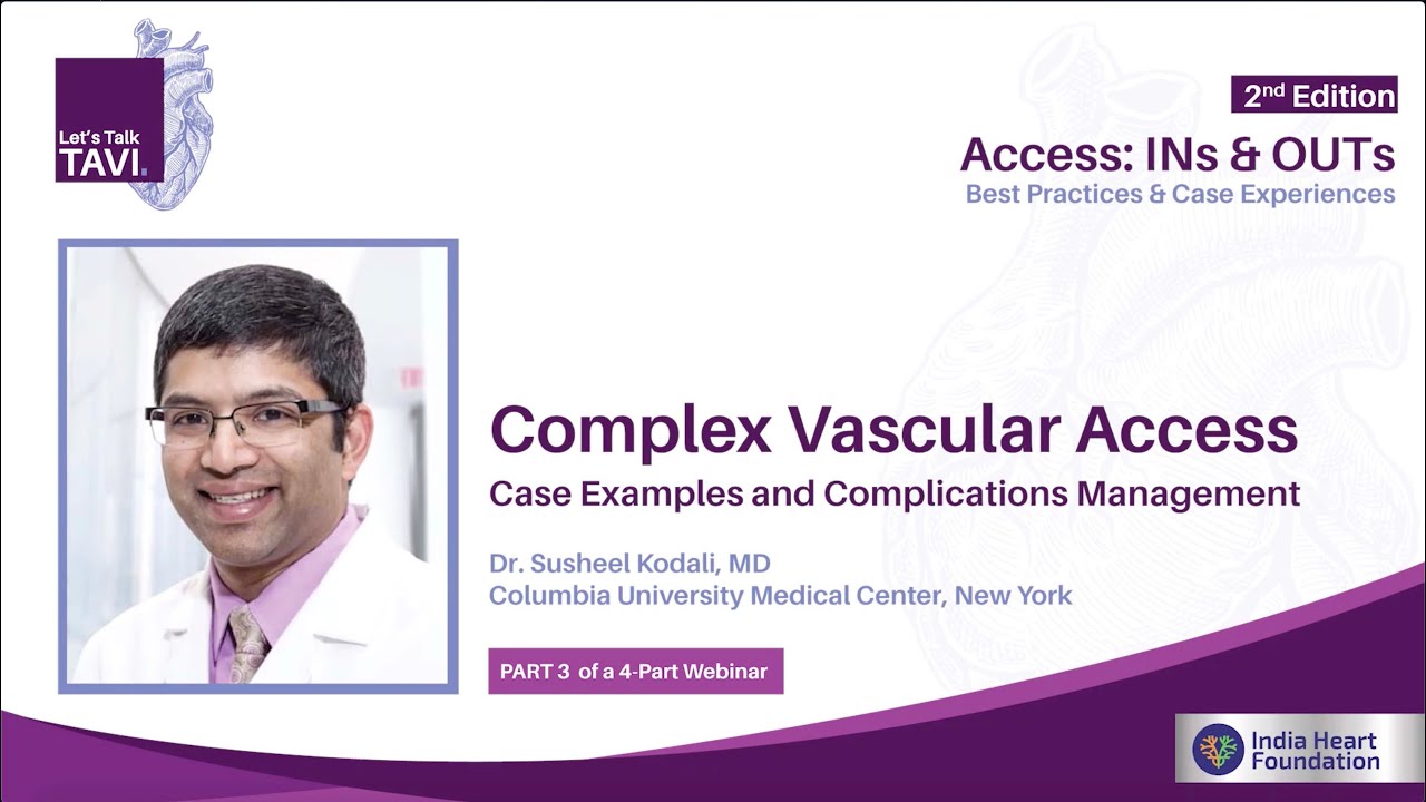 Complex Vascular Access & Complication Management - YouTube