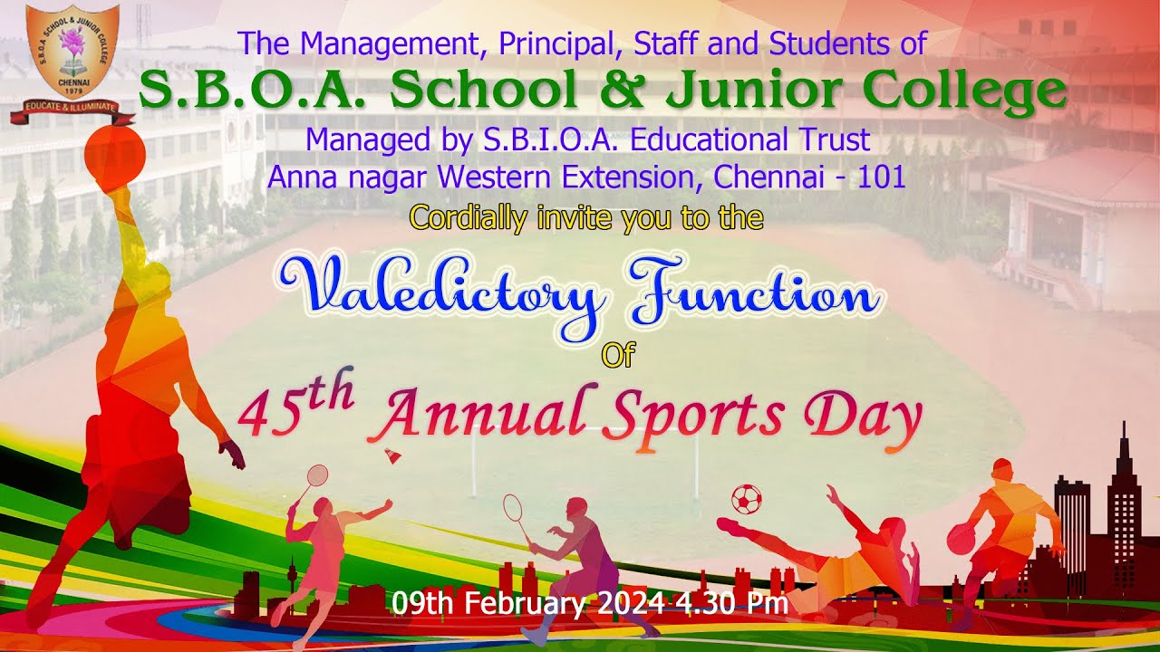 45th Annual Sports Day Celebrations S.B.O.A. School & Junior College 09 ...