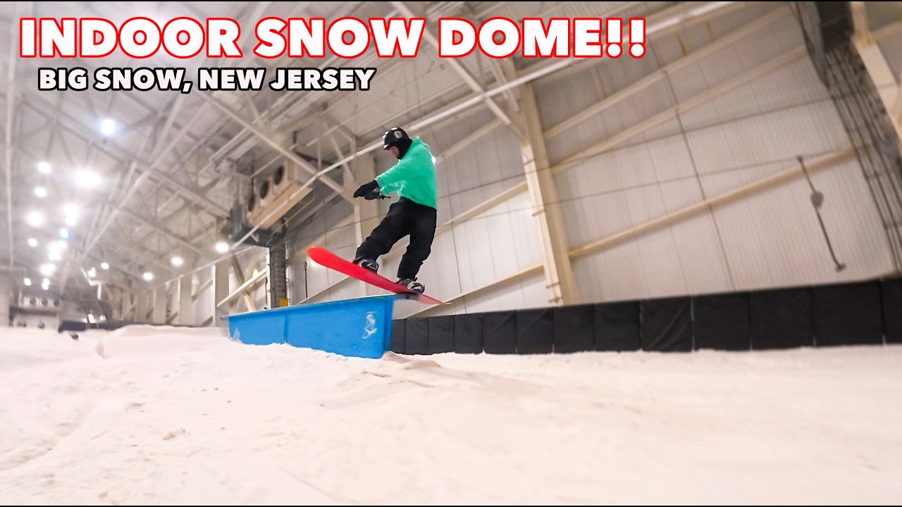 First Time Snowboarding in 6 MONTHS! (BIG SNOW, INDOOR SNOW DOME ...