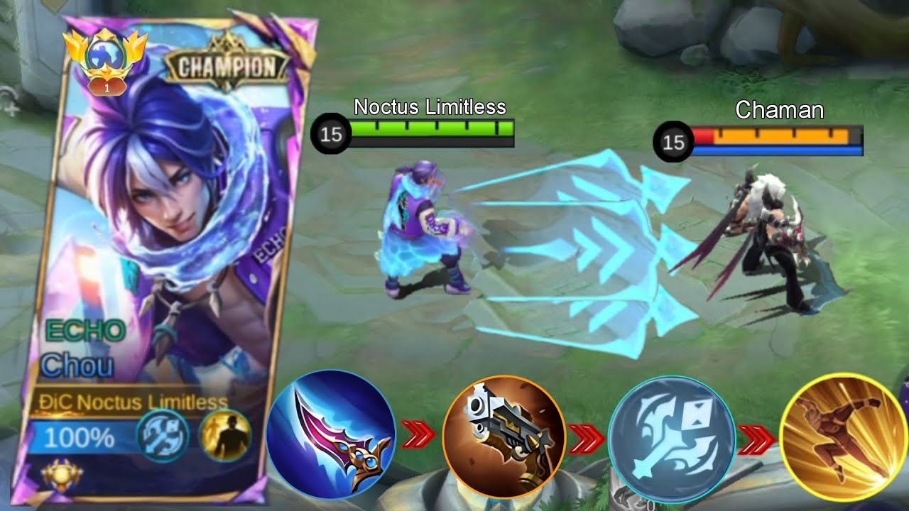 CHOU BEST BUILD AND COMBO FOR ONE SHOT 2024 IN MYTHIC RANK🔥 Mlbb Chou ...