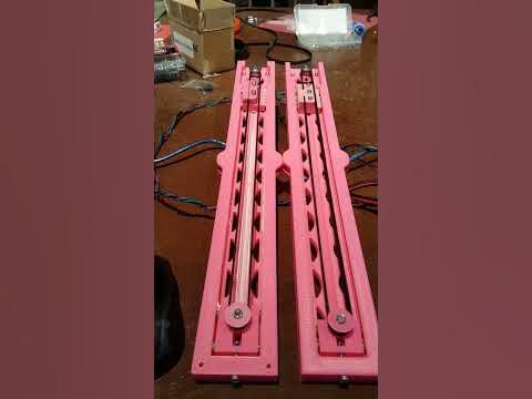 3D Printed Linear Slides Test by Easily Build - YouTube
