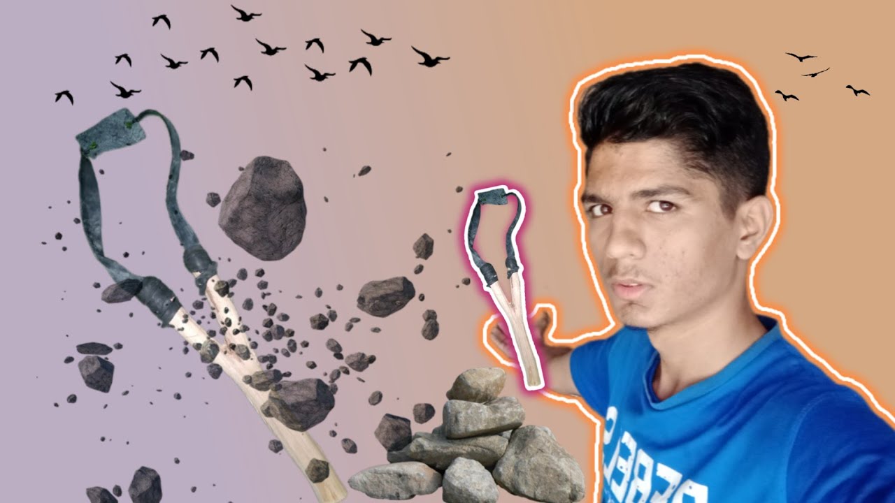 How to make sling shot at home | Gulail keasay banaian | ab_sheikh ...