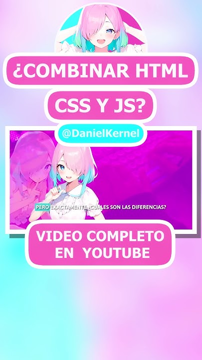¿Deberías combinar o separar HTML, CSS y JS? #html #css #javascript - YouTube