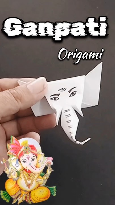 Origami Ganesha || Ganesh Ji Origami || Ganesh ji aarti || aarti || How ...