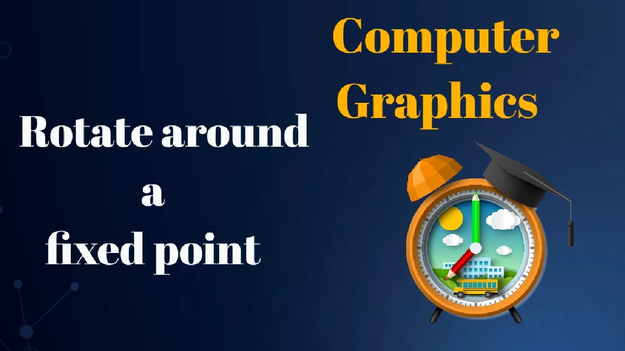 Computer Graphics | Lecture 16 | Numerical of Composite | Rotation about a fixed point | Sakshi ...