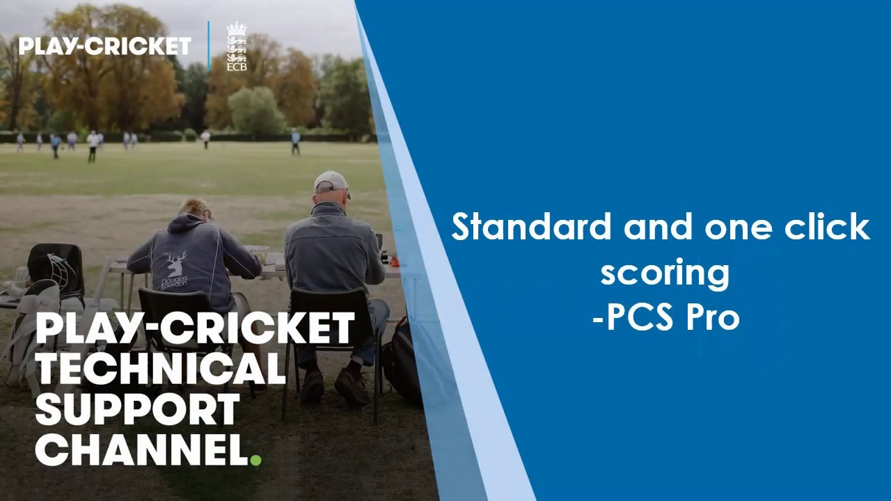 Standard and one click scoring - PCS Pro - YouTube