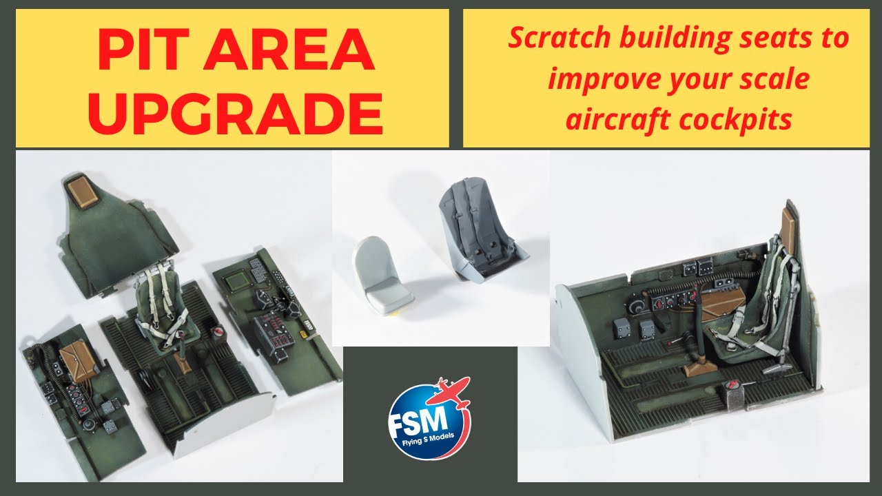 Scratch building Model Airplane Seats - YouTube