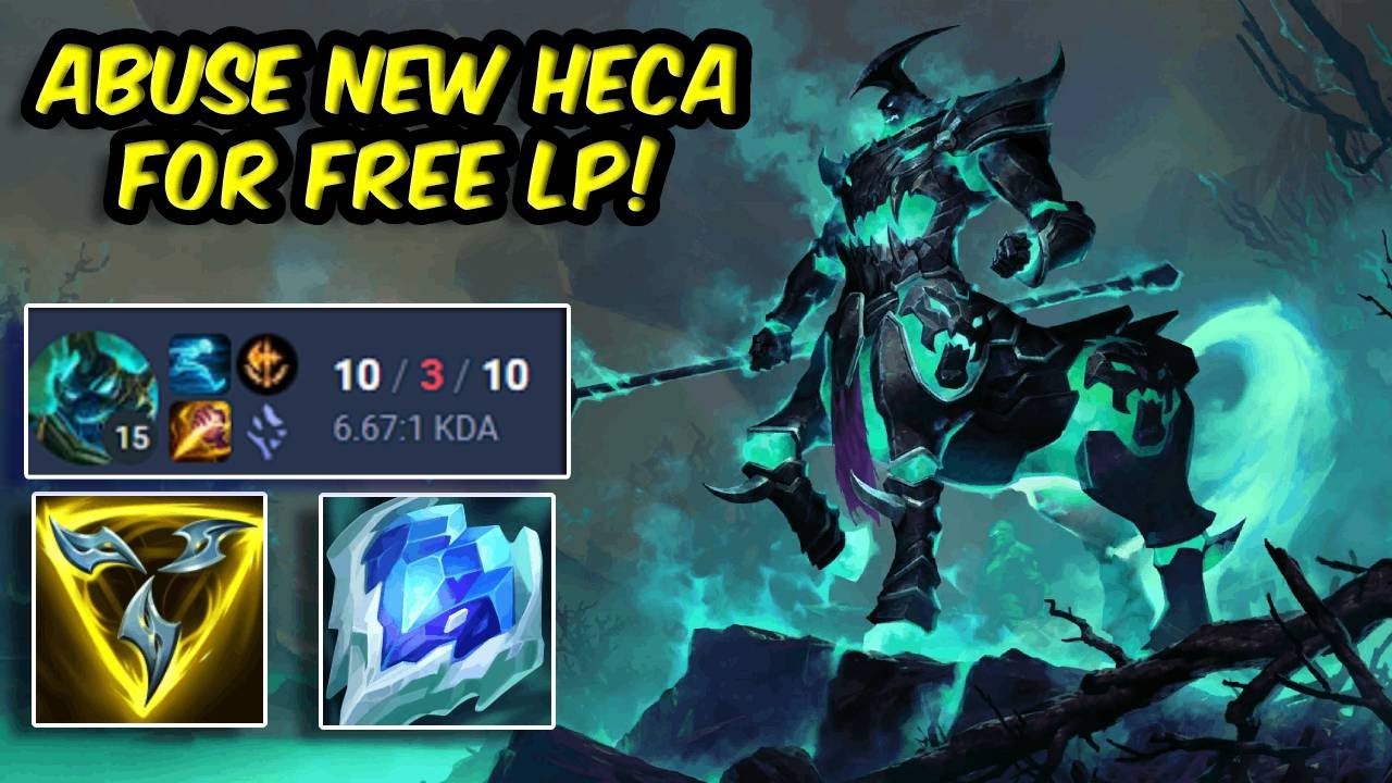 *NEW* HECARIM IS UNSTOPPABLE!!! Hecarim Jungle Guide Season 12 - YouTube
