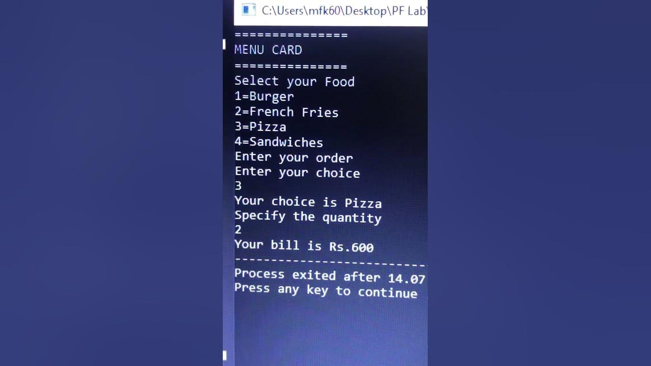 Menu Card C Codinglife Code Codingninja Coders Codemasters Codelife Shortsfeeds