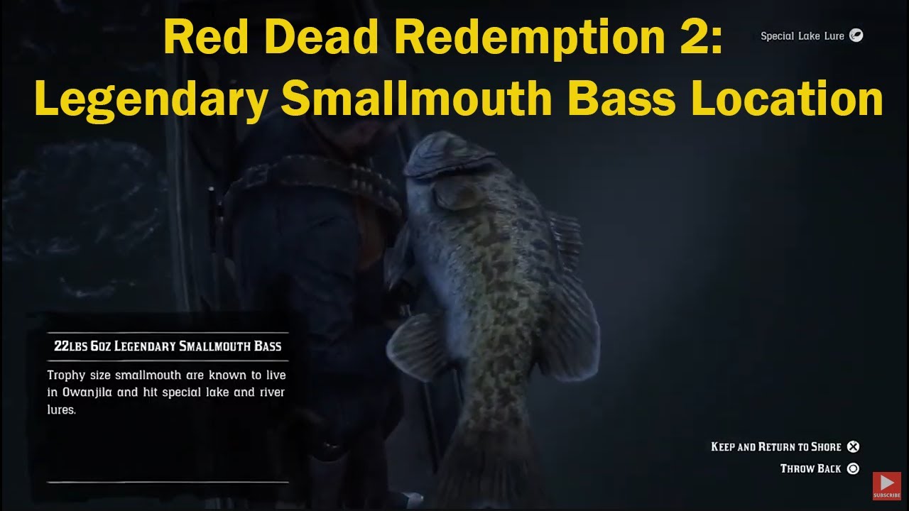 Red Dead Redemption 2: Legendary Smallmouth Bass Capture and Location ...