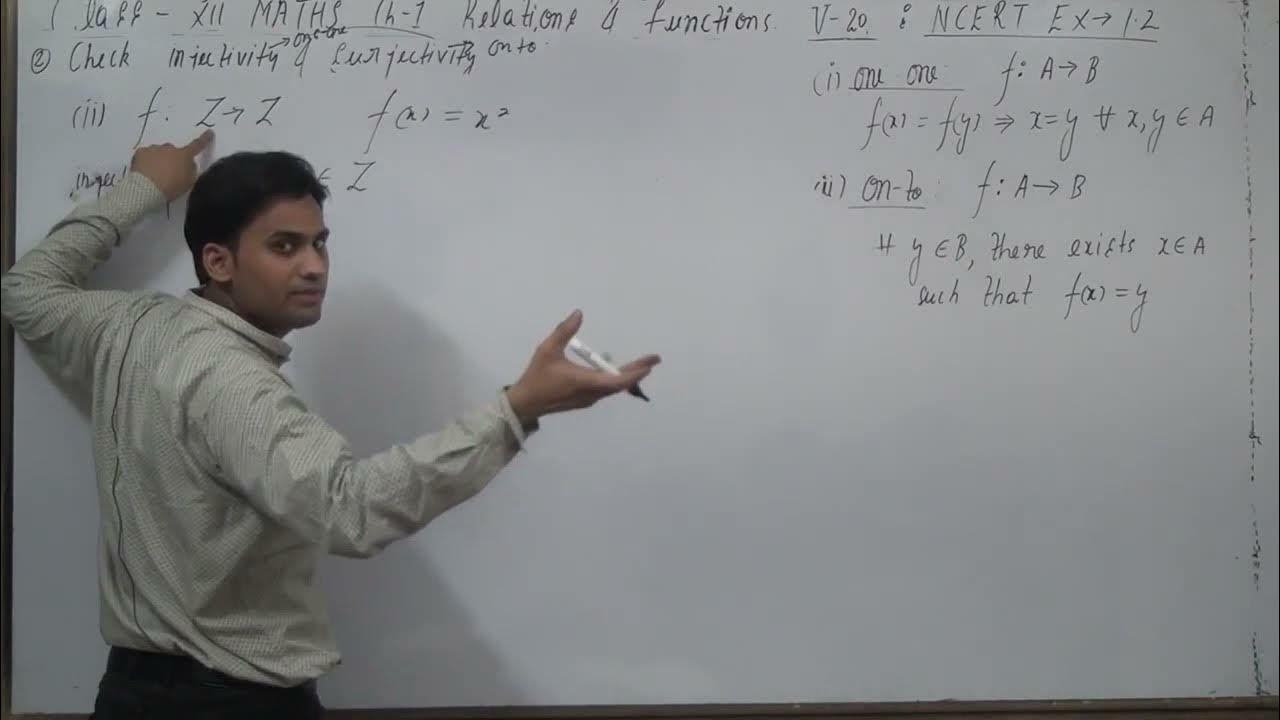 Check the injectivity and surjectivity of the following functions:(i) f ...