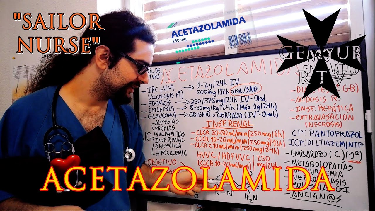 💊 Acetazolamida "Edemox" (Diurético) - YouTube