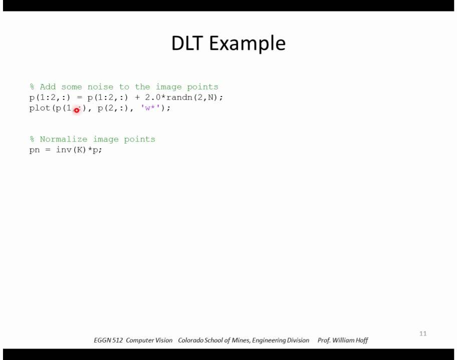 EGGN 512 - Lecture 19-2 Linear Pose Estimation - YouTube