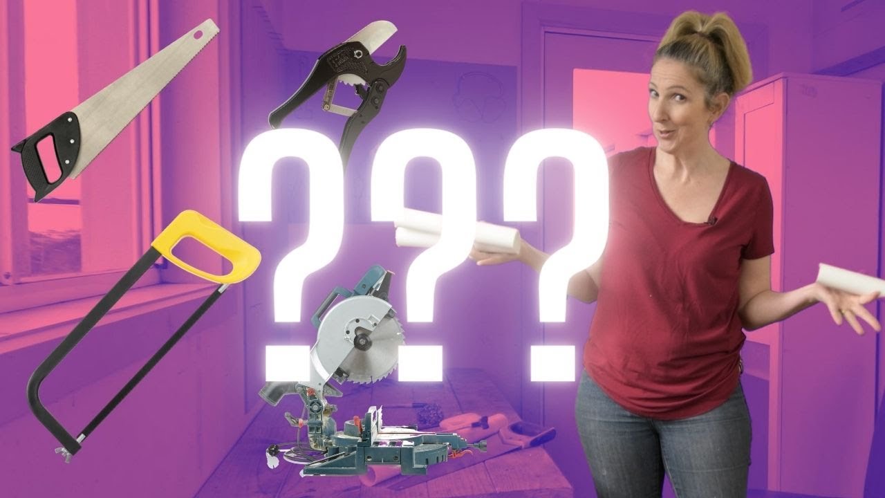 How to Cut PVC for your DIY Home Project - YouTube