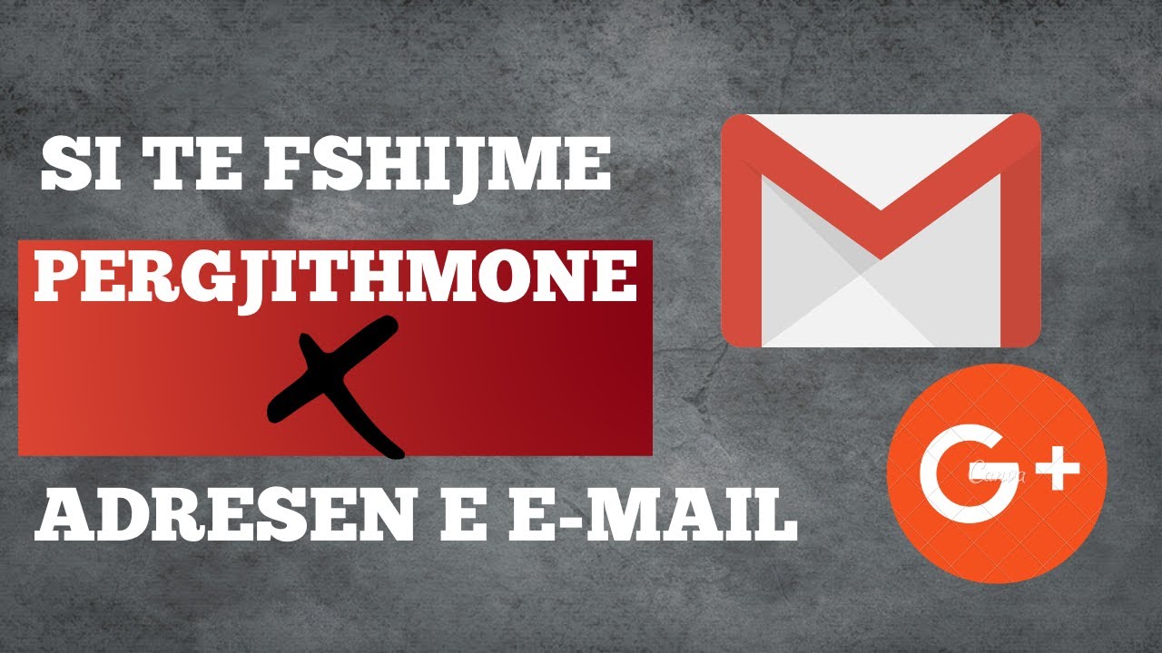 SI TE FSHIJME ADRESEN E E-MAIL - YouTube