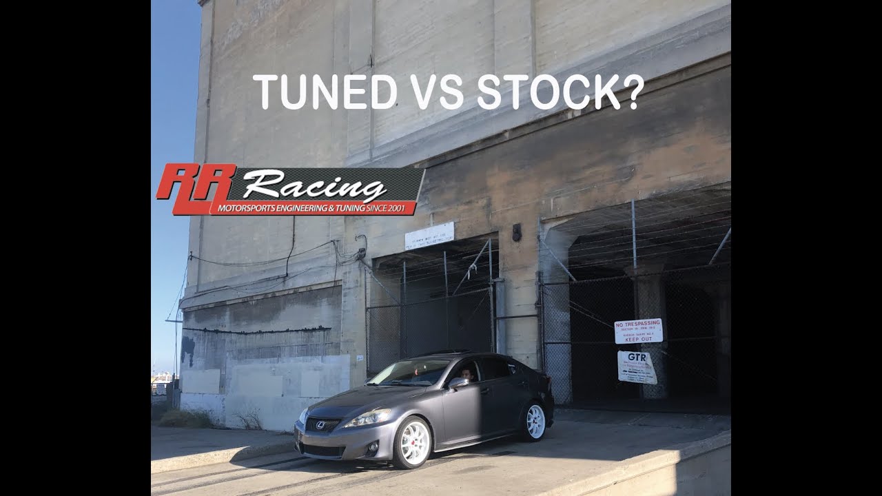 RR RACING TUNED LEXUS vs STOCK LEXUS ! - YouTube