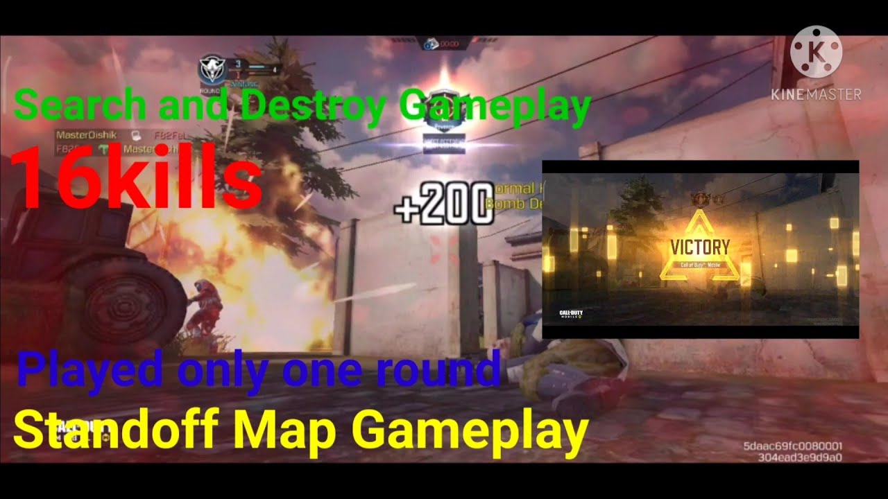 Search and Destroy Standoff Map Gameplay! 16kills! (Internet lags ...