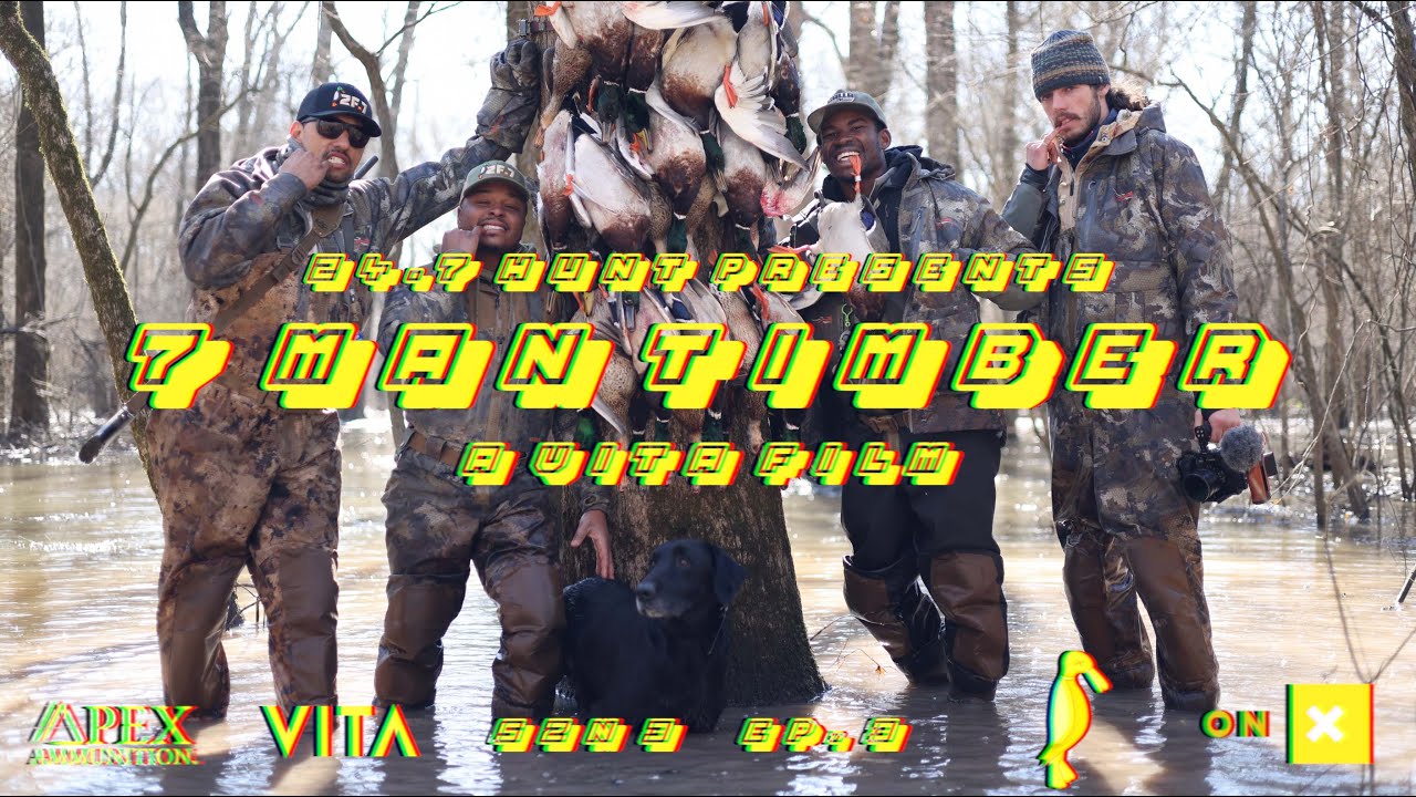 Duck Hunting - 24.7Hunt - Szn 3 Ep. 3 - 7 Man Timber - YouTube