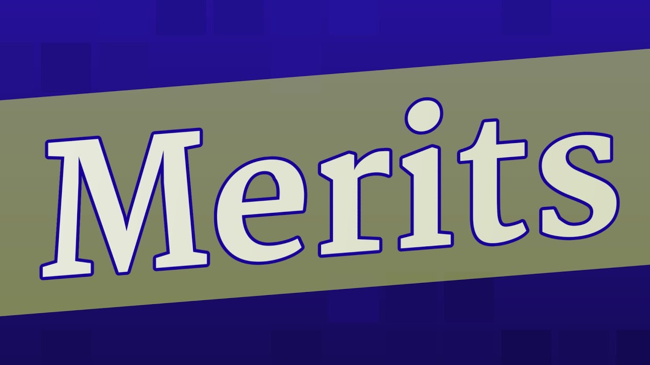 MERITS pronunciation • How to pronounce MERITS - YouTube