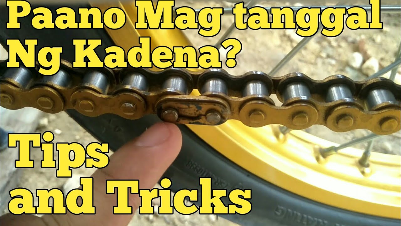 Paano Mag tanggal ng kadena? (Tips and Tricks) - YouTube