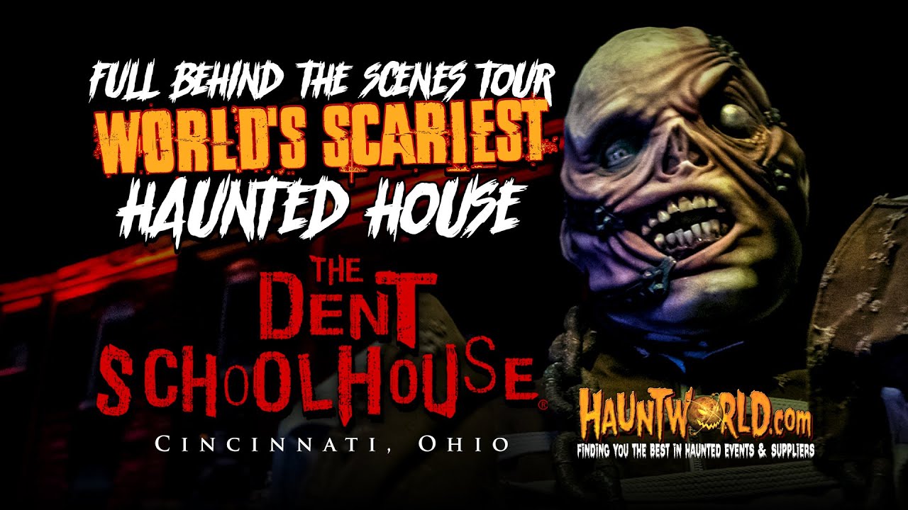Dent Schoolhouse Haunted House - Full Walk Thru Behind the Scenes 2024 ...