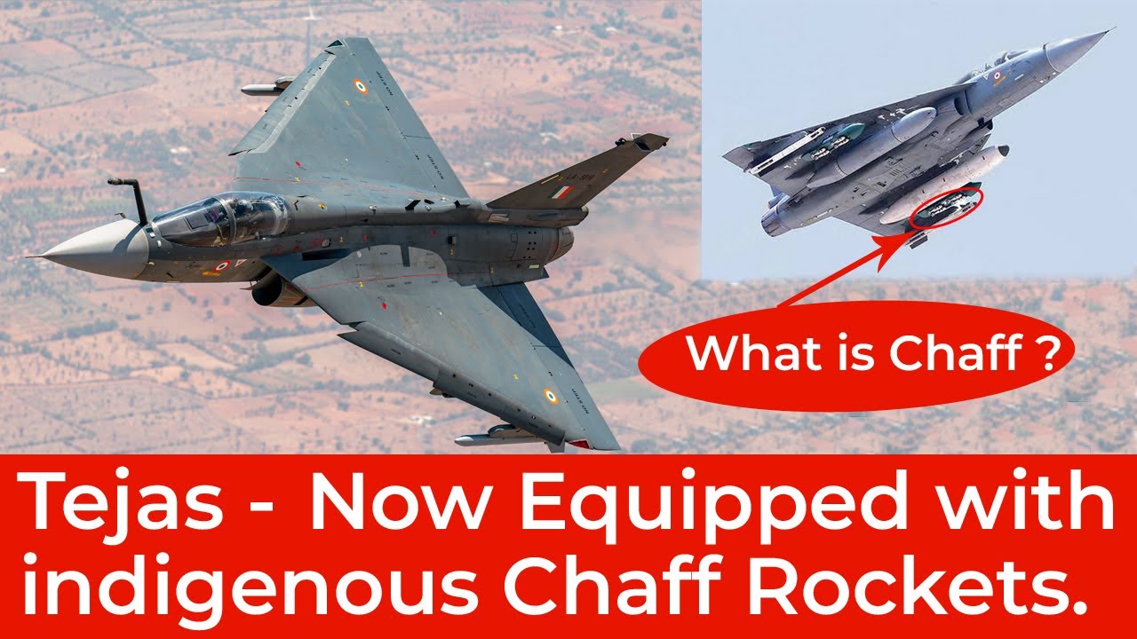 TEJAS | Now Equipped with Chaff Rockets | HAL |DRDO - YouTube