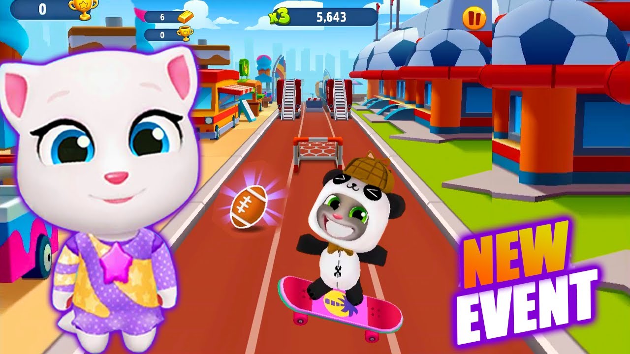Talking Tom Gold Run 💥 Latest Version ┃ Panda Tom, Gymnast & Boss Fight ...