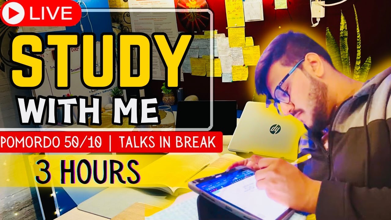 🔴Live | Study With Me | Talks in Break | #studywithme 6+ Hours # ...