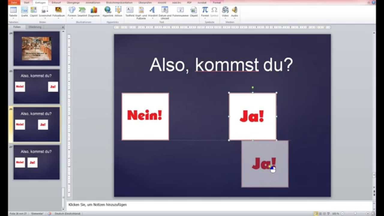 PowerPoint Tutorials Folge 1: Freunde verarschen mit dem Mouseover ...