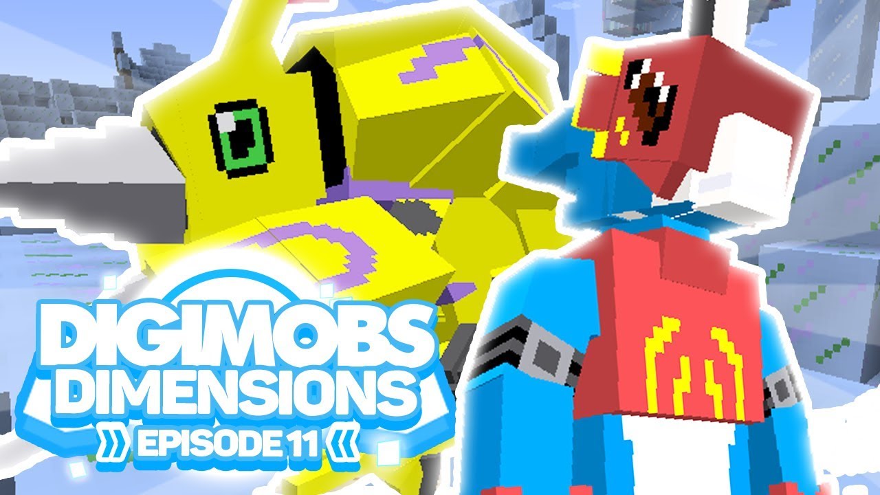 Minecraft Digimobs Dimensions - Ep 11 - Digmon & Flamedramon! - Digimon ...