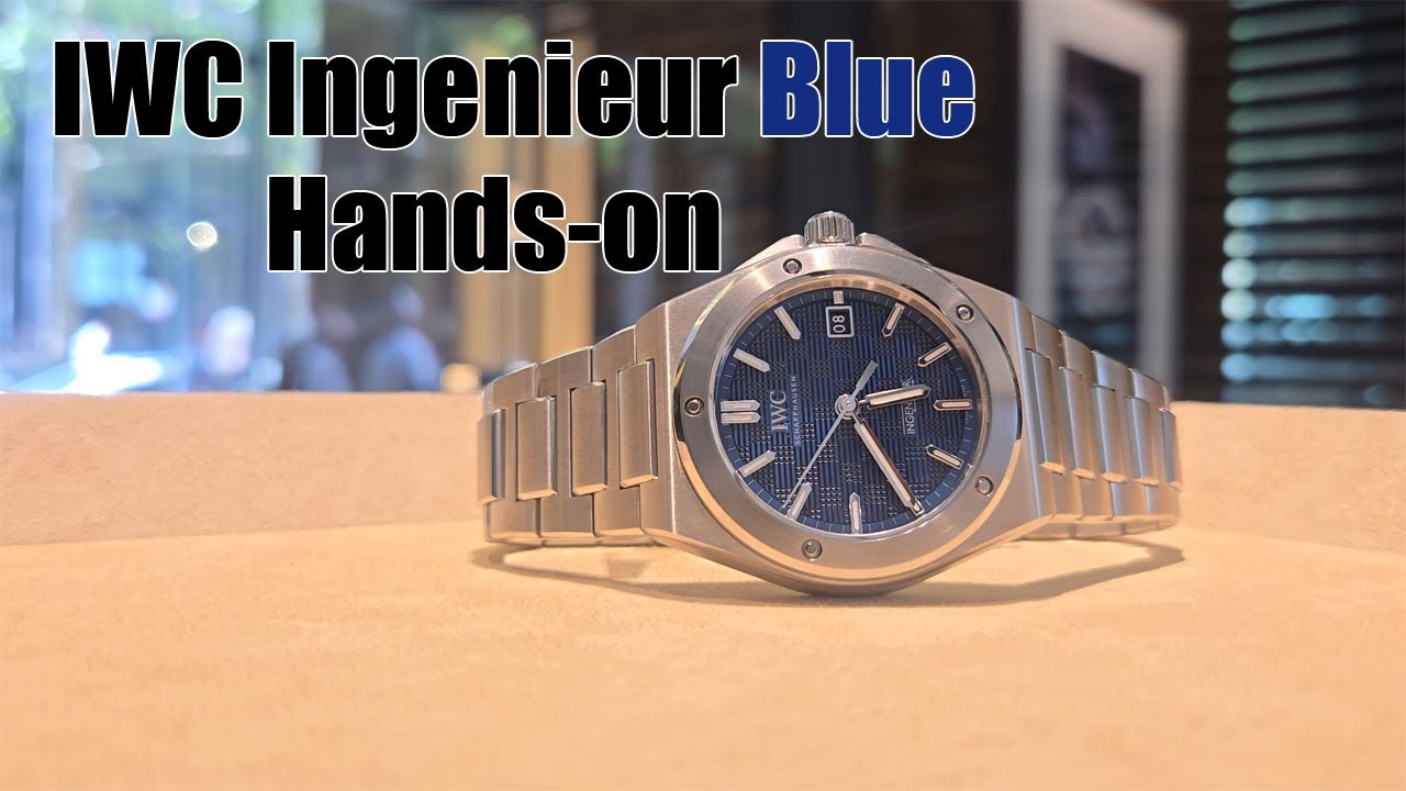 IWC Ingenieur 40 Blue: Hands-on impressions - YouTube