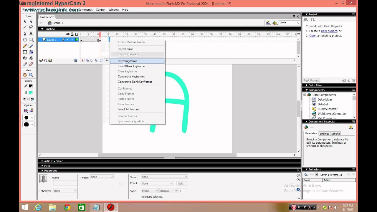 how to do animation on flash mx - YouTube