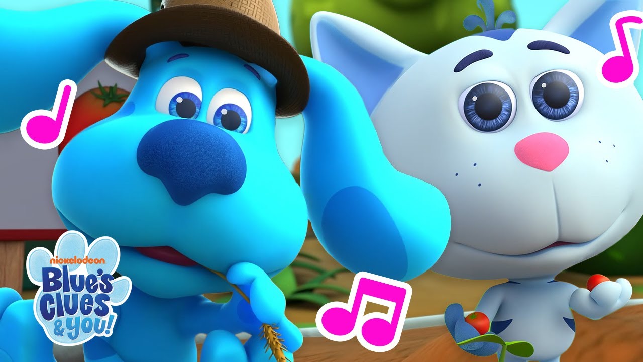 Blue Sings Farmer In The Dell! w/ Periwinkle | Nursery Rhymes & Kids ...