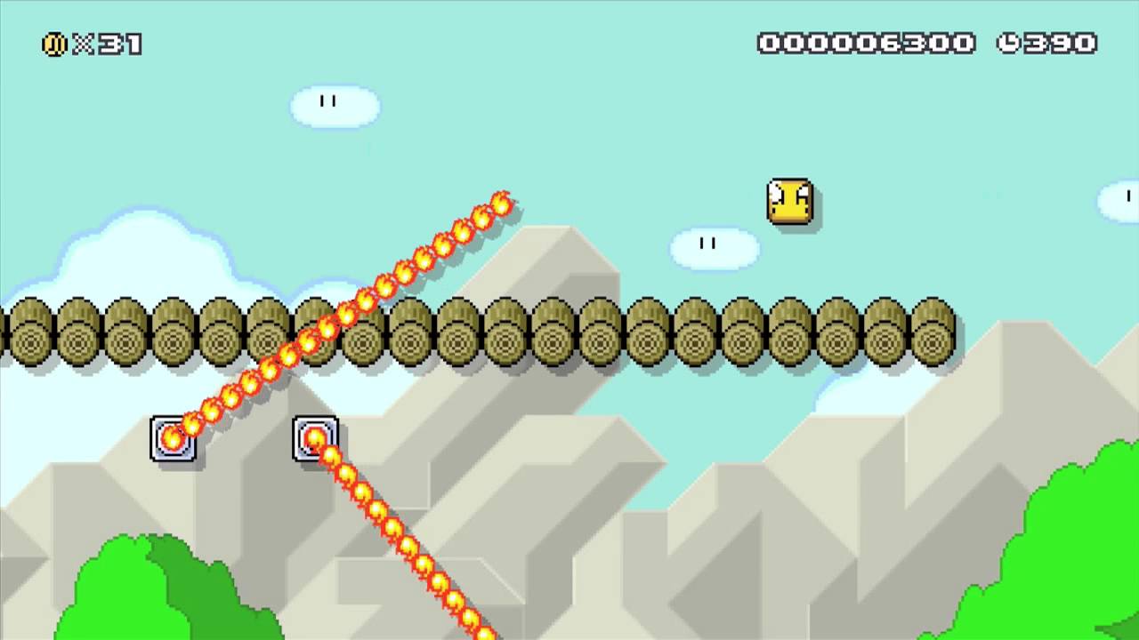 Super Mario Maker "The Saw And Spike Scenario" Course created by ...