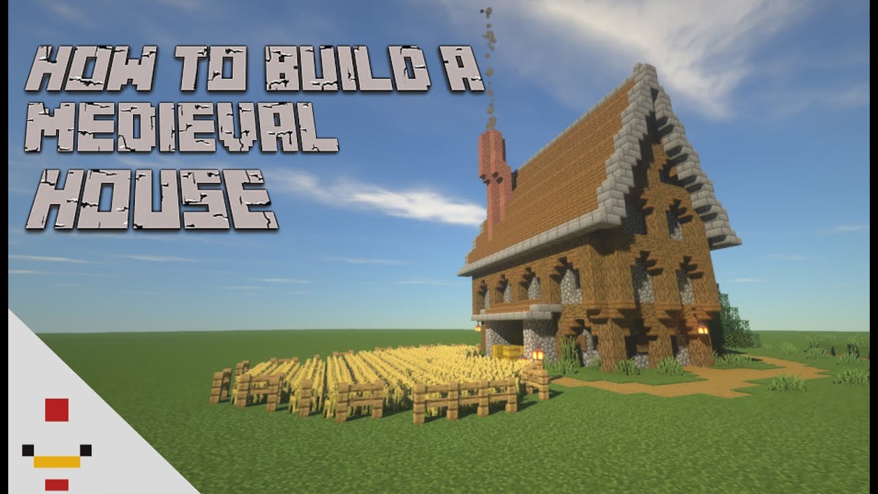How To Build A Medieval House (Easy Tutorial) - YouTube