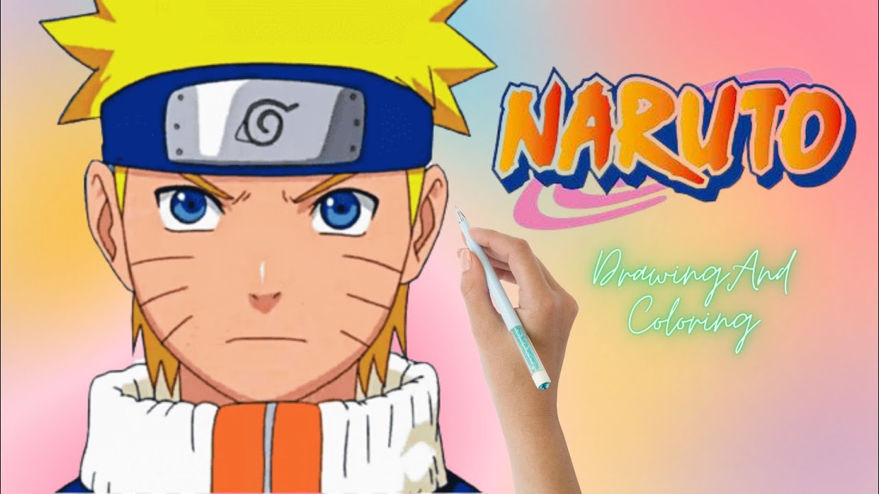 How To Draw Naruto Shippuden In 5 Minute! - YouTube