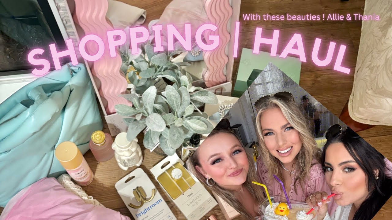 Shopping | Girly Hauls 🎀🩷 with Thania & Allie - YouTube