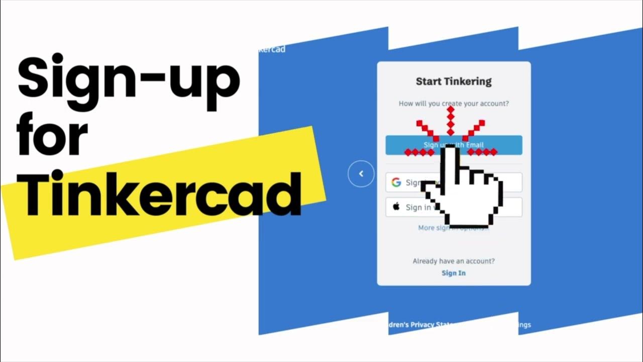 How to make a Tinkercad account - YouTube