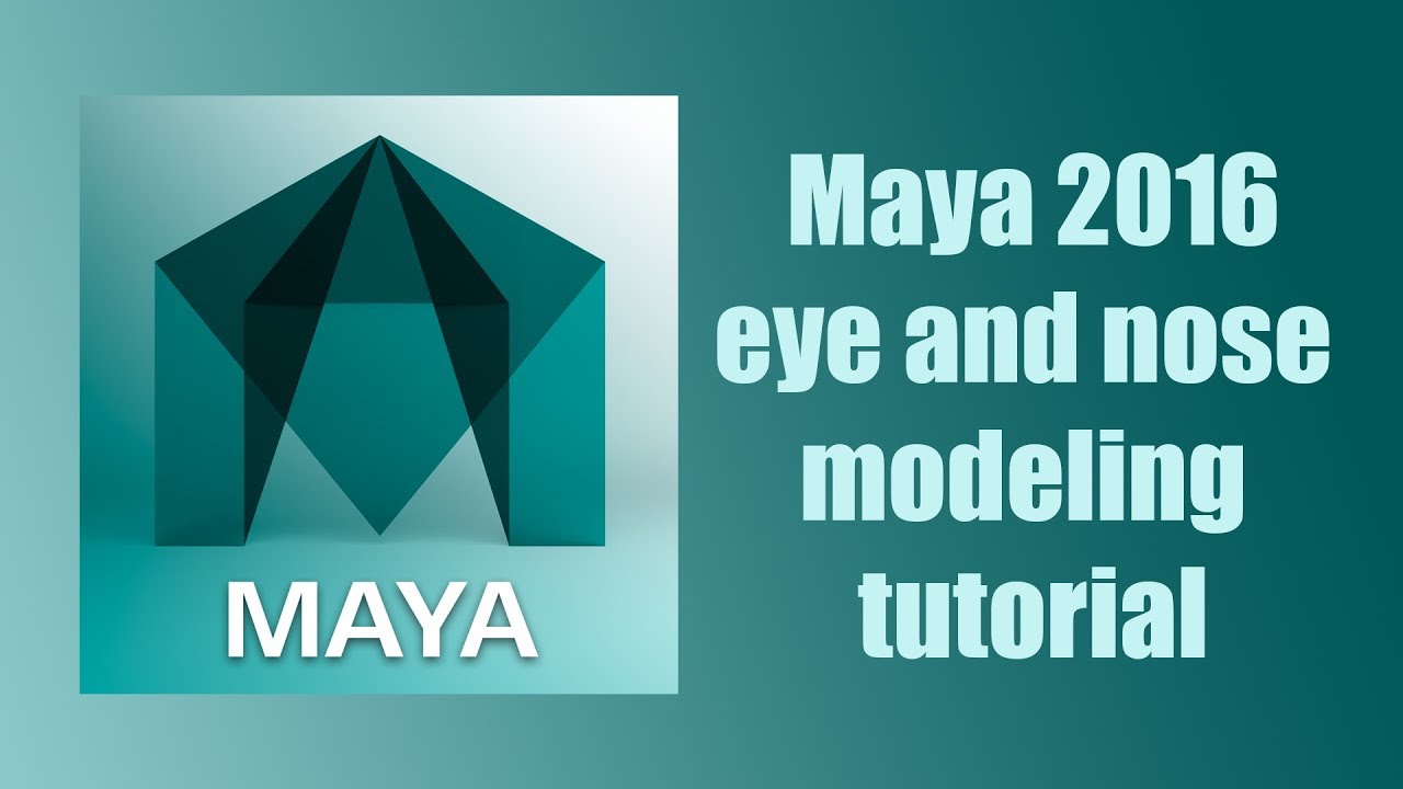 Modeling eye and nose in Maya 2016 I FACE MODELING PART 01 - YouTube