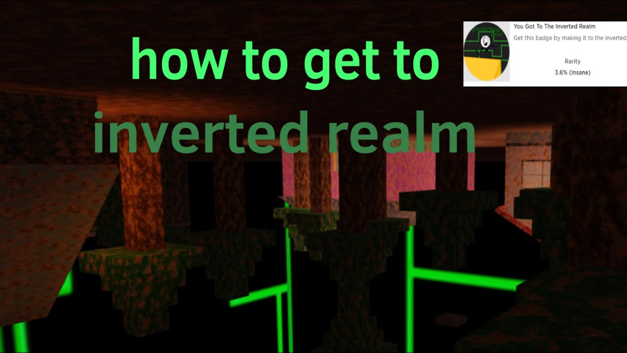 Find the bfb characters| how to get to the inverted realm + badge - YouTube