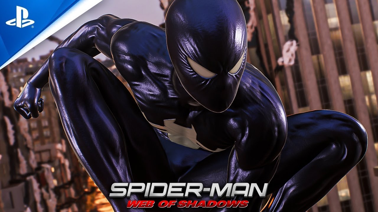 *NEW* ULTRA REALISTIC Web Of Shadows Black Suit In Marvel’s Spider-Man ...