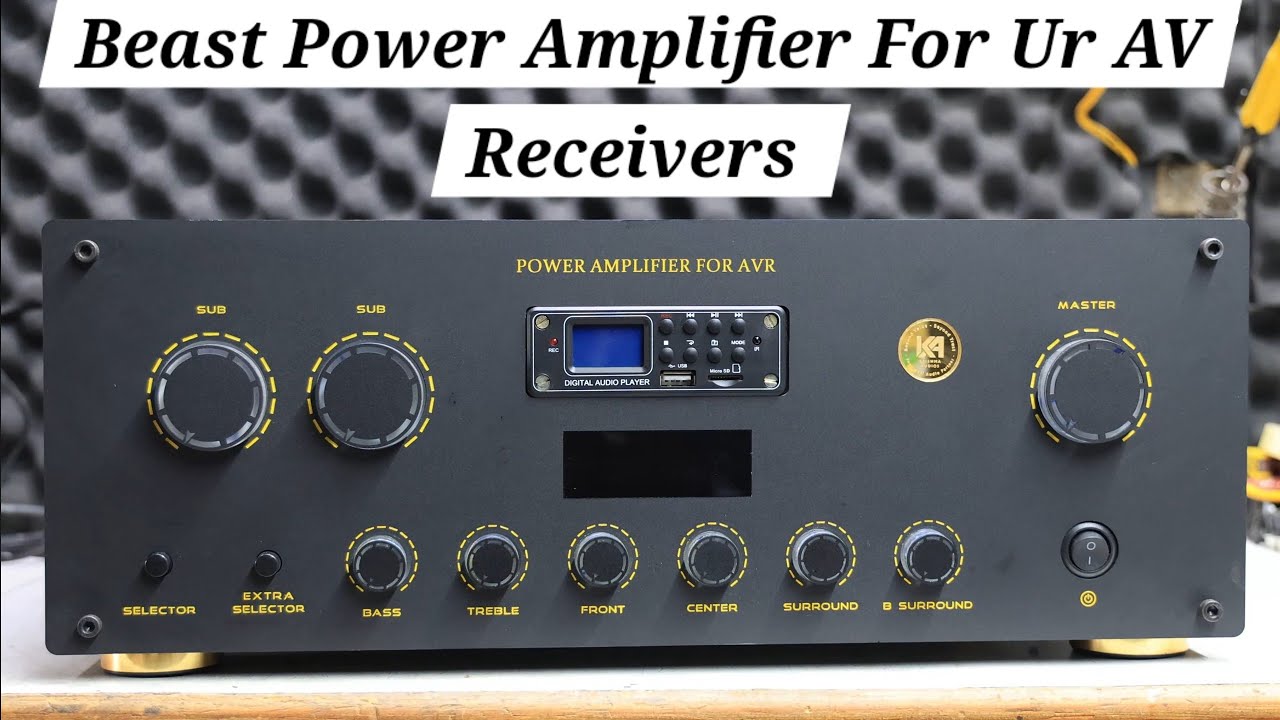Beast Power Amplifier For AV Receiver | Powerful Transformers For Best ...